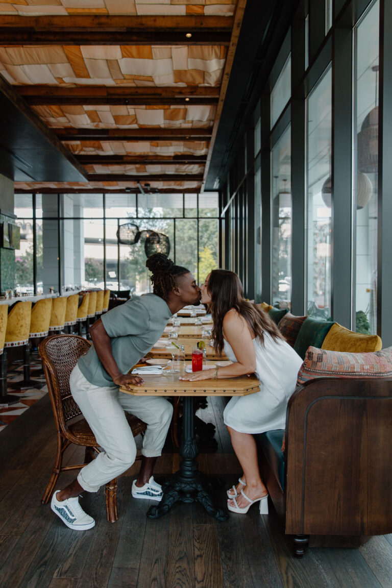 Vibrant Engagement Photos at a Hotel Bar in Atlanta, Georgia // Keegan ...