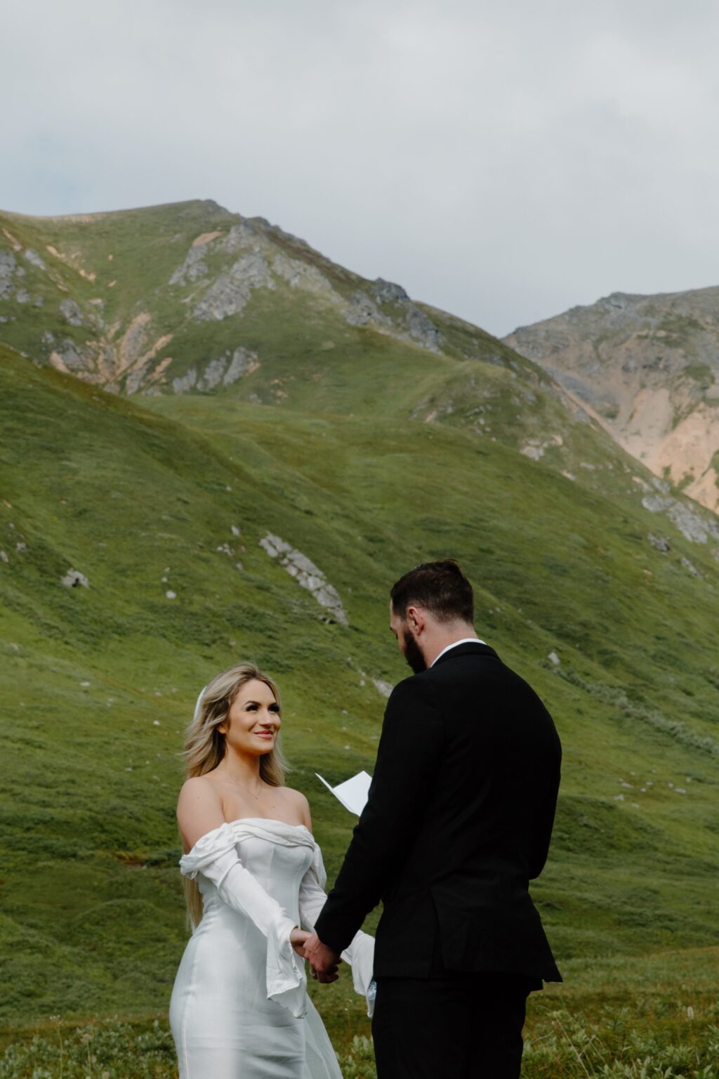 Two-Day Alaska Adventure Elopement Inspiration with Helicopter Ride in ...