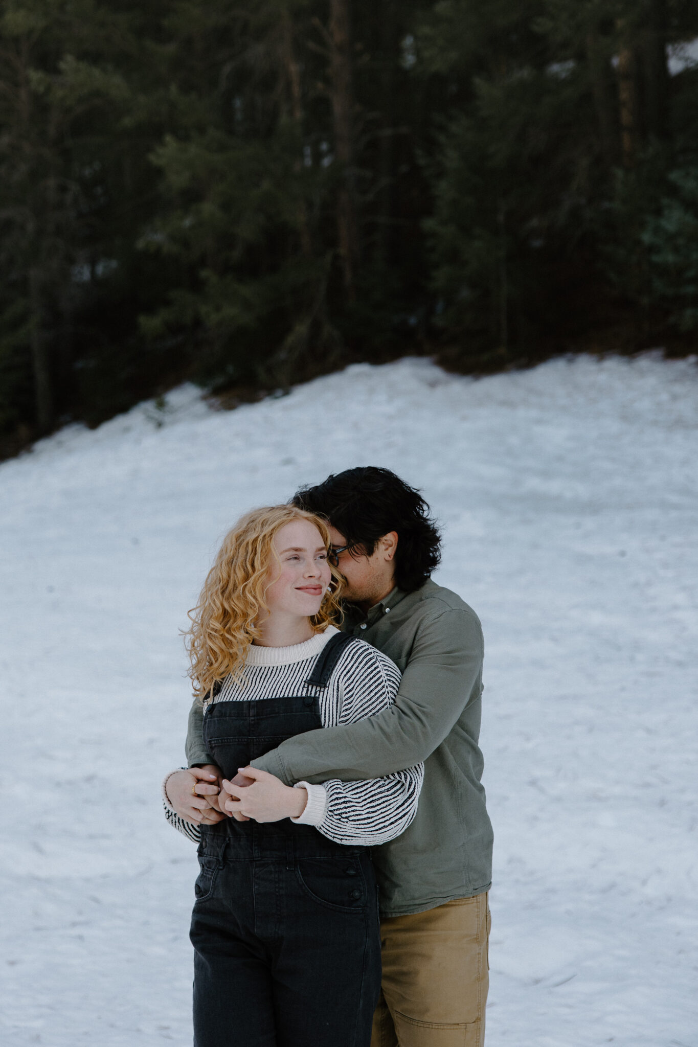 Winter Wonderland Couple Session in Santa Fe National Forest // Jonny ...