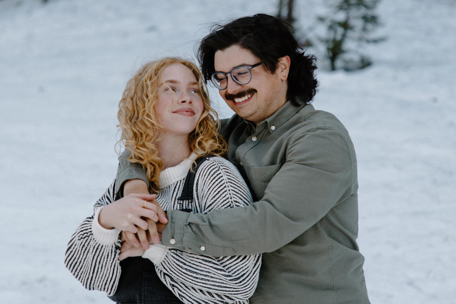 Winter Wonderland Couple Session in Santa Fe National Forest // Jonny ...